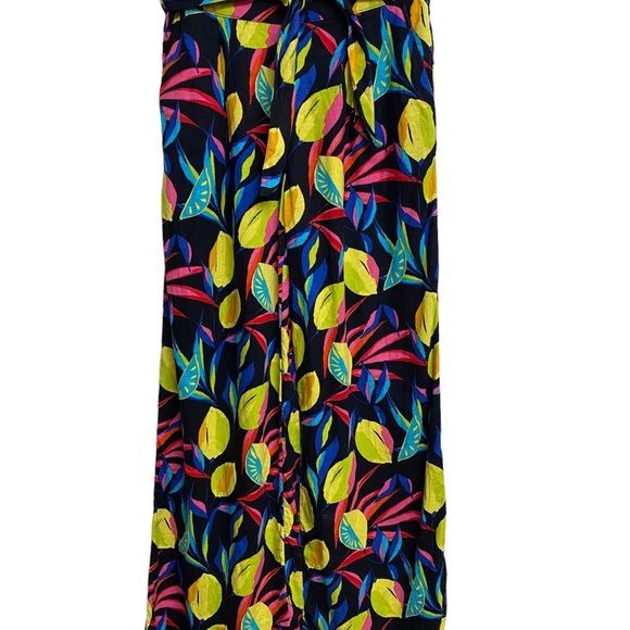Tabitha Brown | Pants & Jumpsuits | New Tabitha Brown Lemon Linen Wide ...
